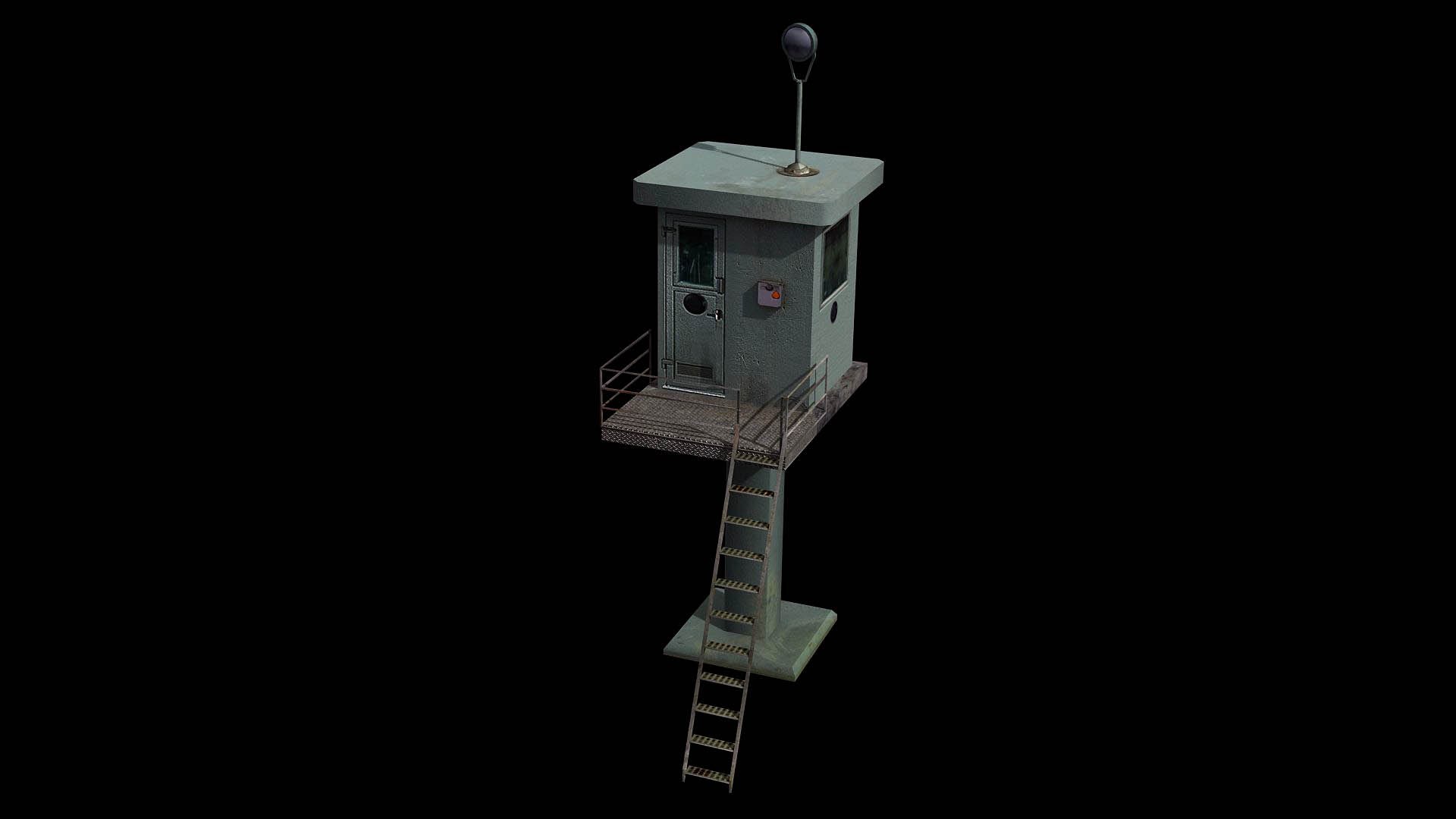 Guard Tower 3D - TurboSquid 2347090