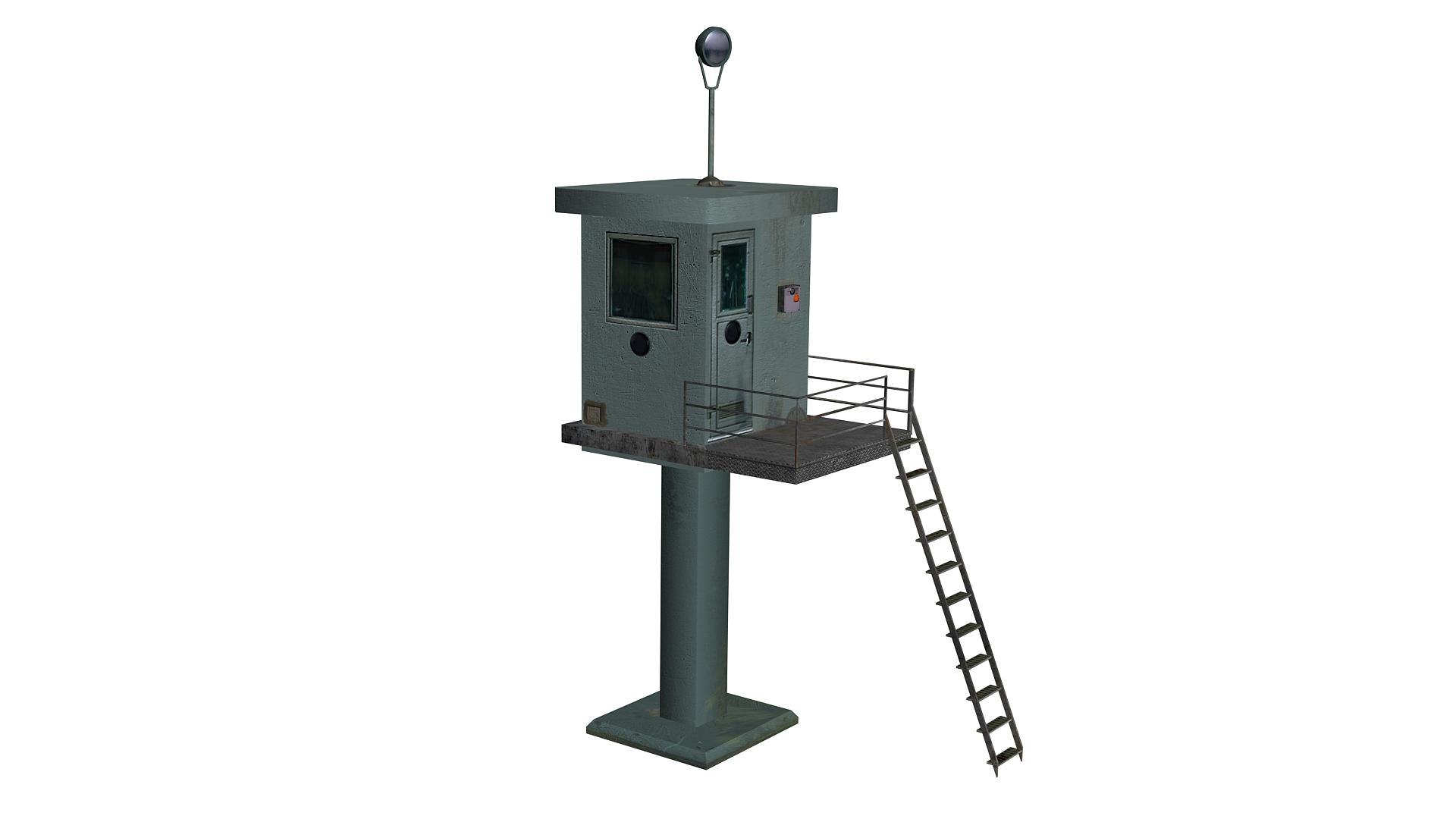 Guard Tower 3D - TurboSquid 2347090