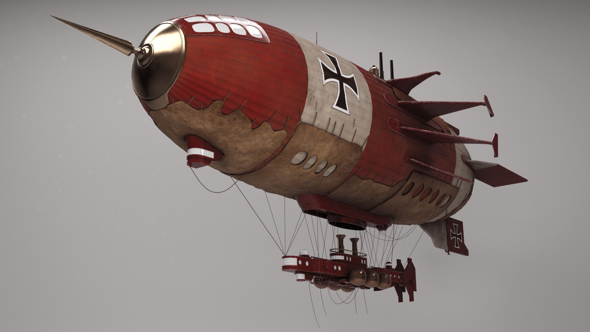 3D Airship - TurboSquid 1845563
