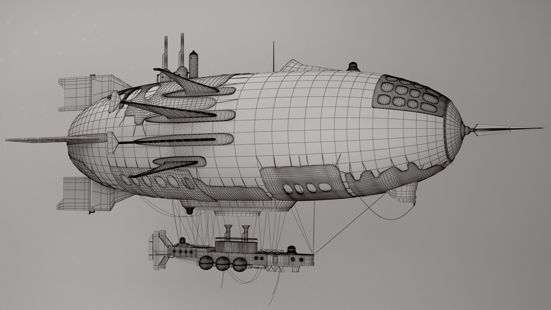 3D Airship - TurboSquid 1845563