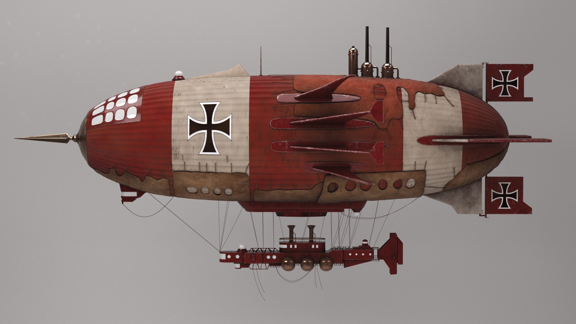3D Airship - TurboSquid 1845563