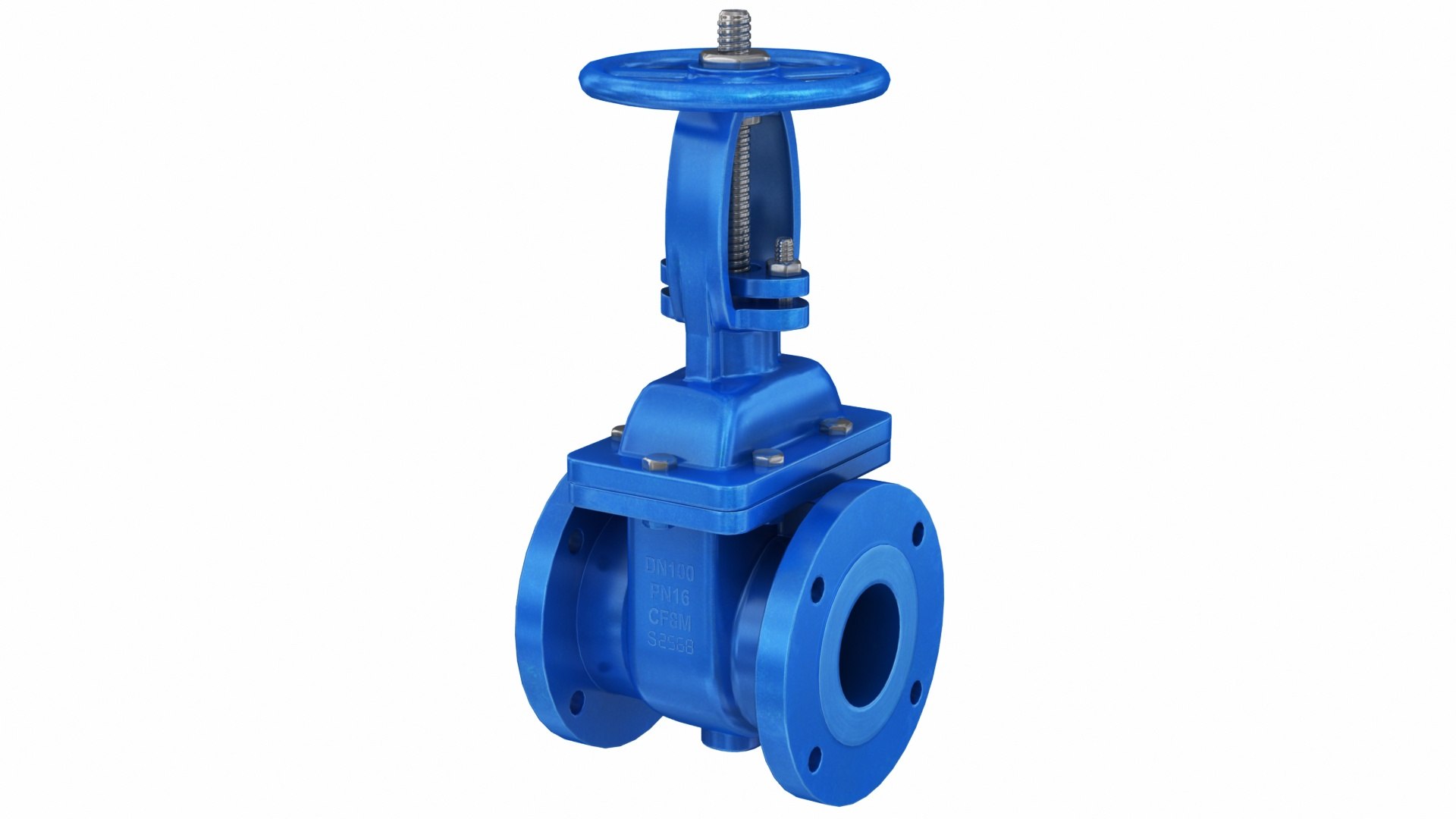 Gate Valve Blue Model - TurboSquid 2425015
