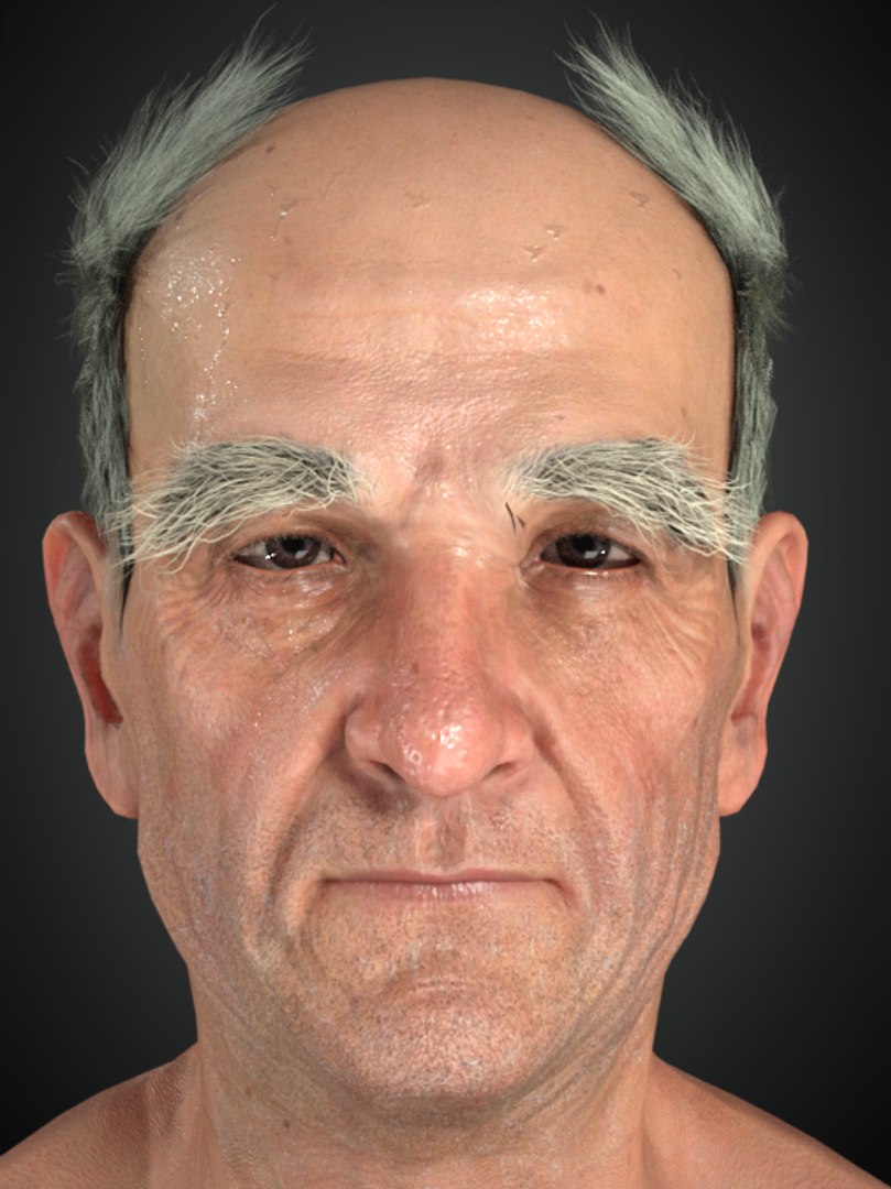 Realistic Rigged Old Man-Mason Character 3D Model 3D model - TurboSquid ...