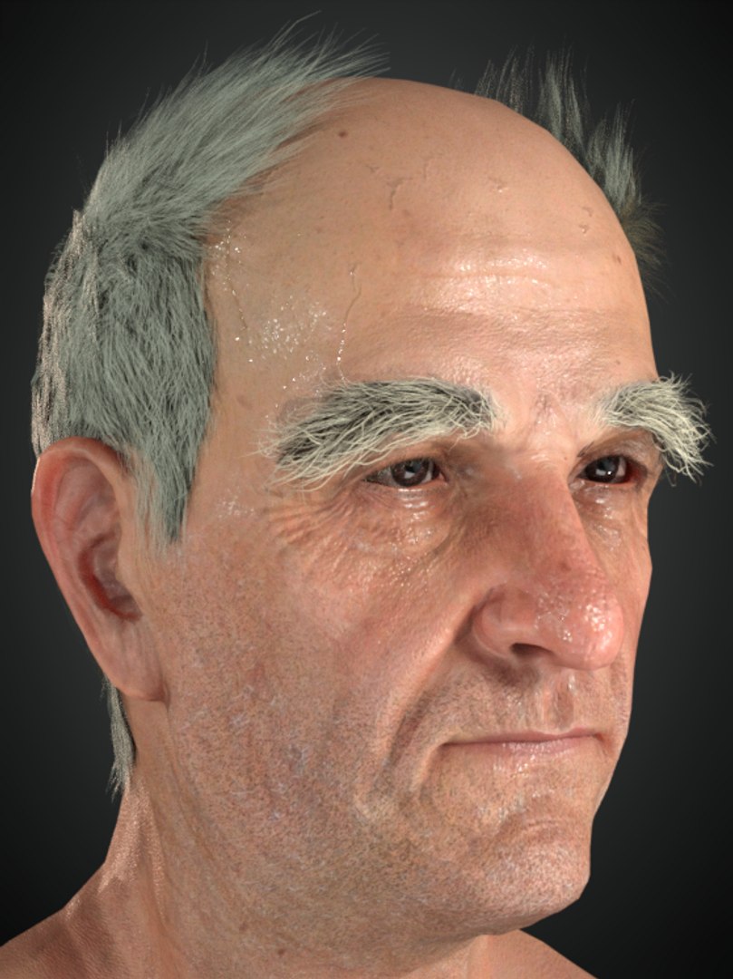 Realistic Rigged Old Man-Mason Character 3D Model 3D model - TurboSquid ...