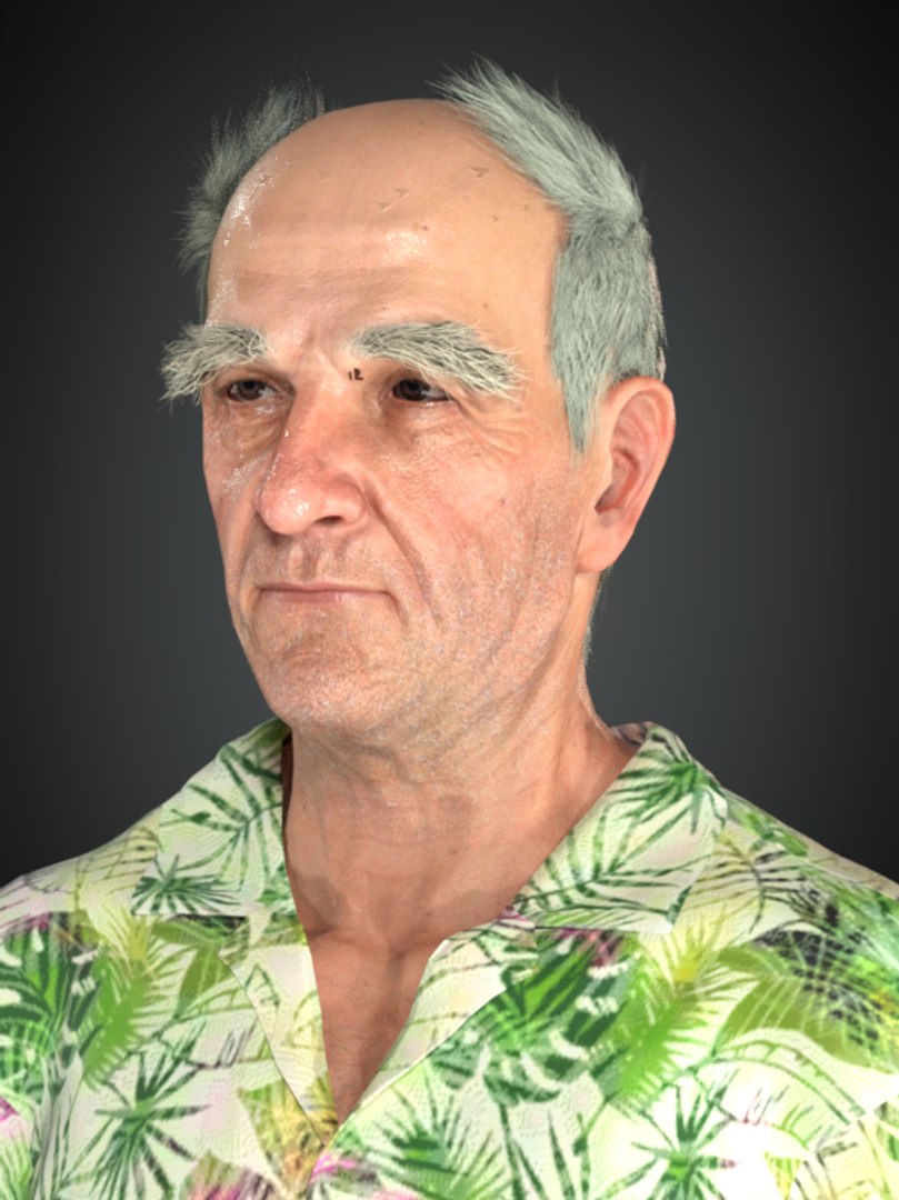 Realistic Rigged Old Man-Mason Character 3D Model 3D model - TurboSquid ...