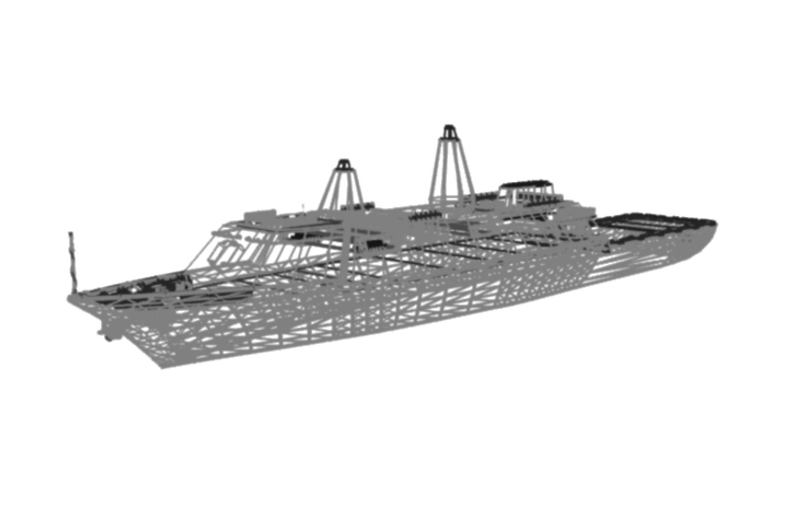 Austin-class Lpds 3d Model