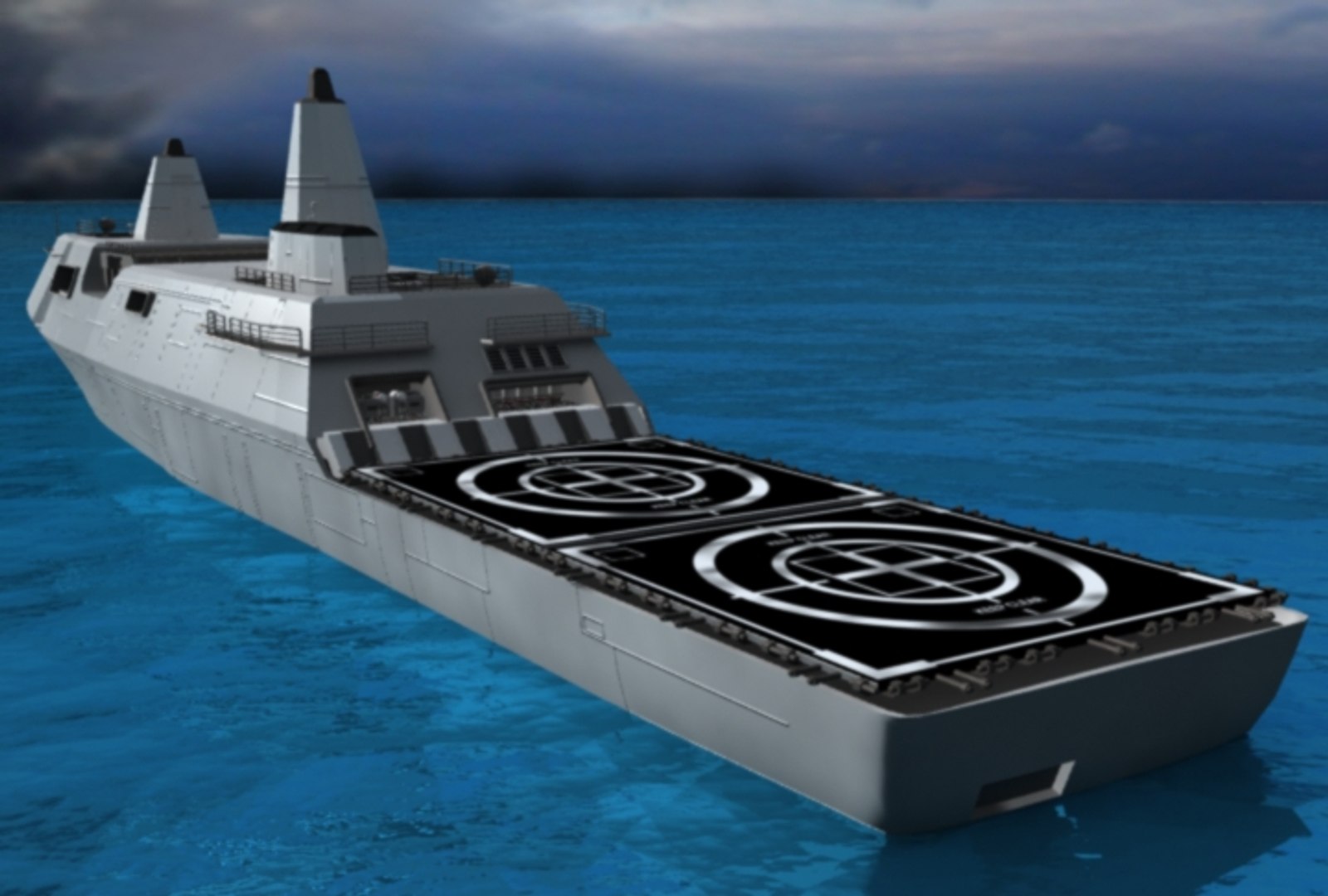 Austin-class Lpds 3d Model