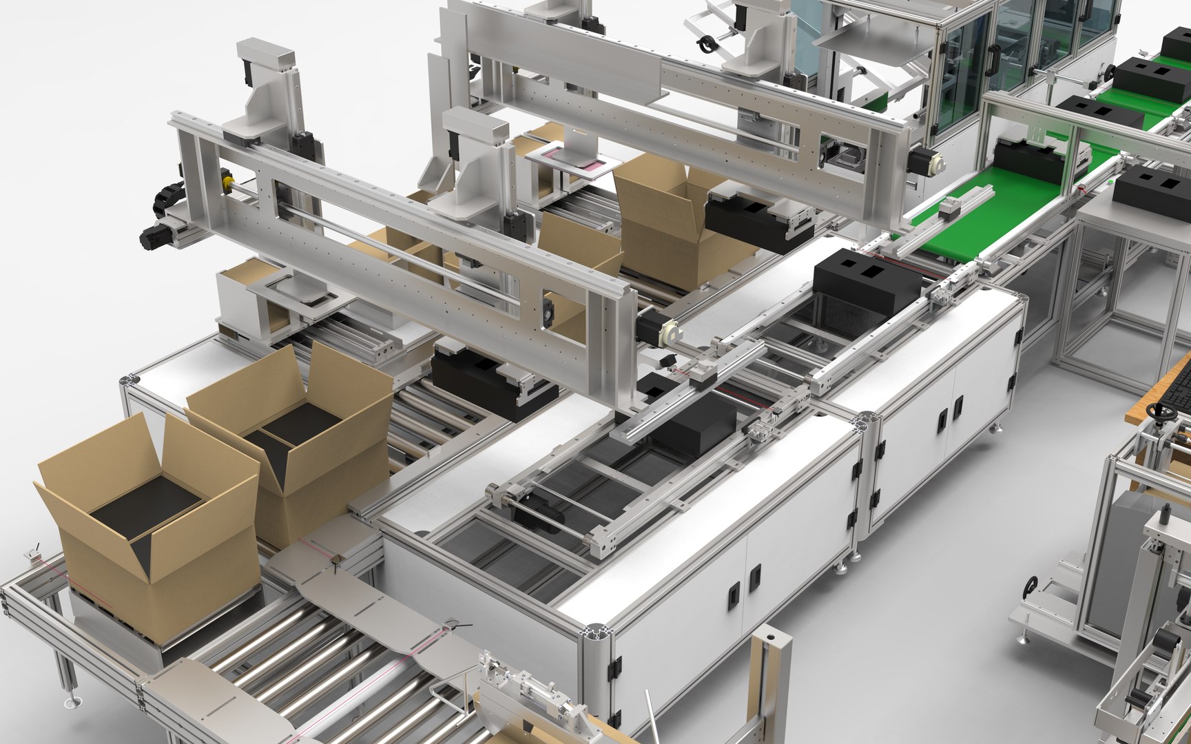 Integrated Packaging Automatic Line 3D Model - TurboSquid 1897800