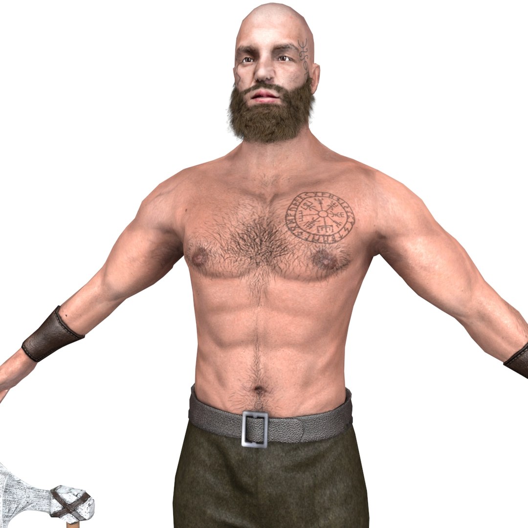 Viking Rigging Man Model - TurboSquid 1259812