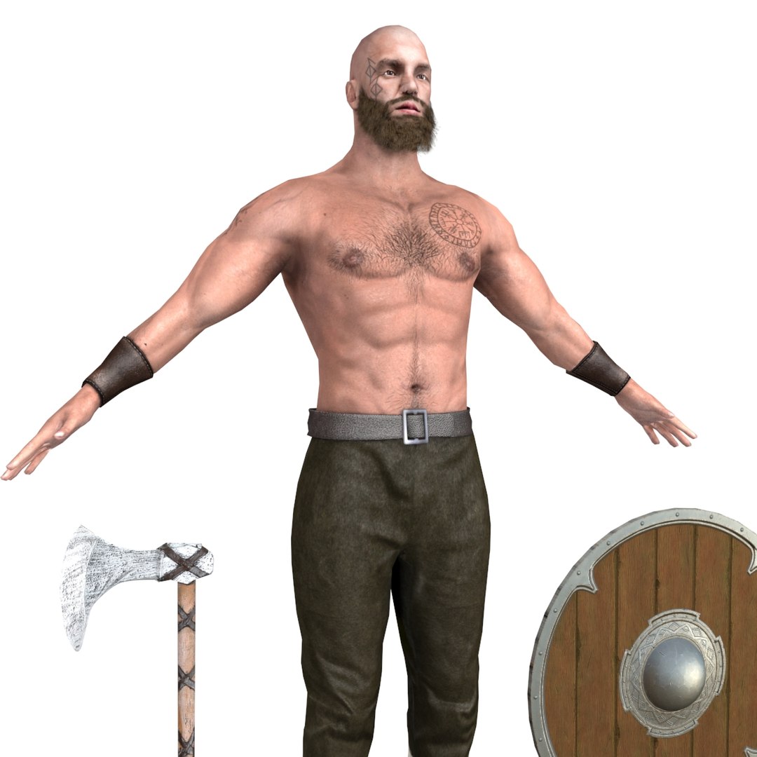 Viking Rigging Man Model - TurboSquid 1259812