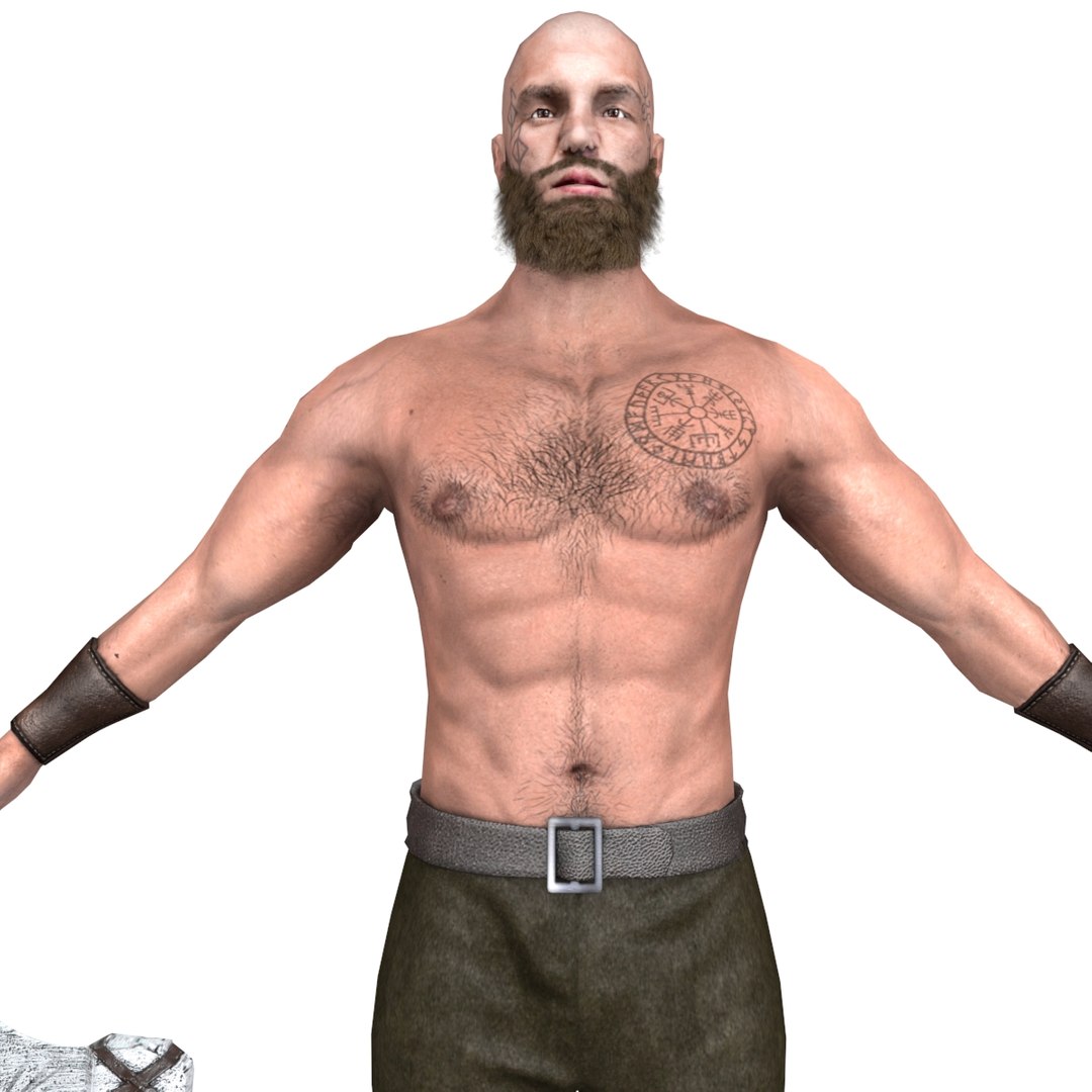 Viking Rigging Man Model - TurboSquid 1259812