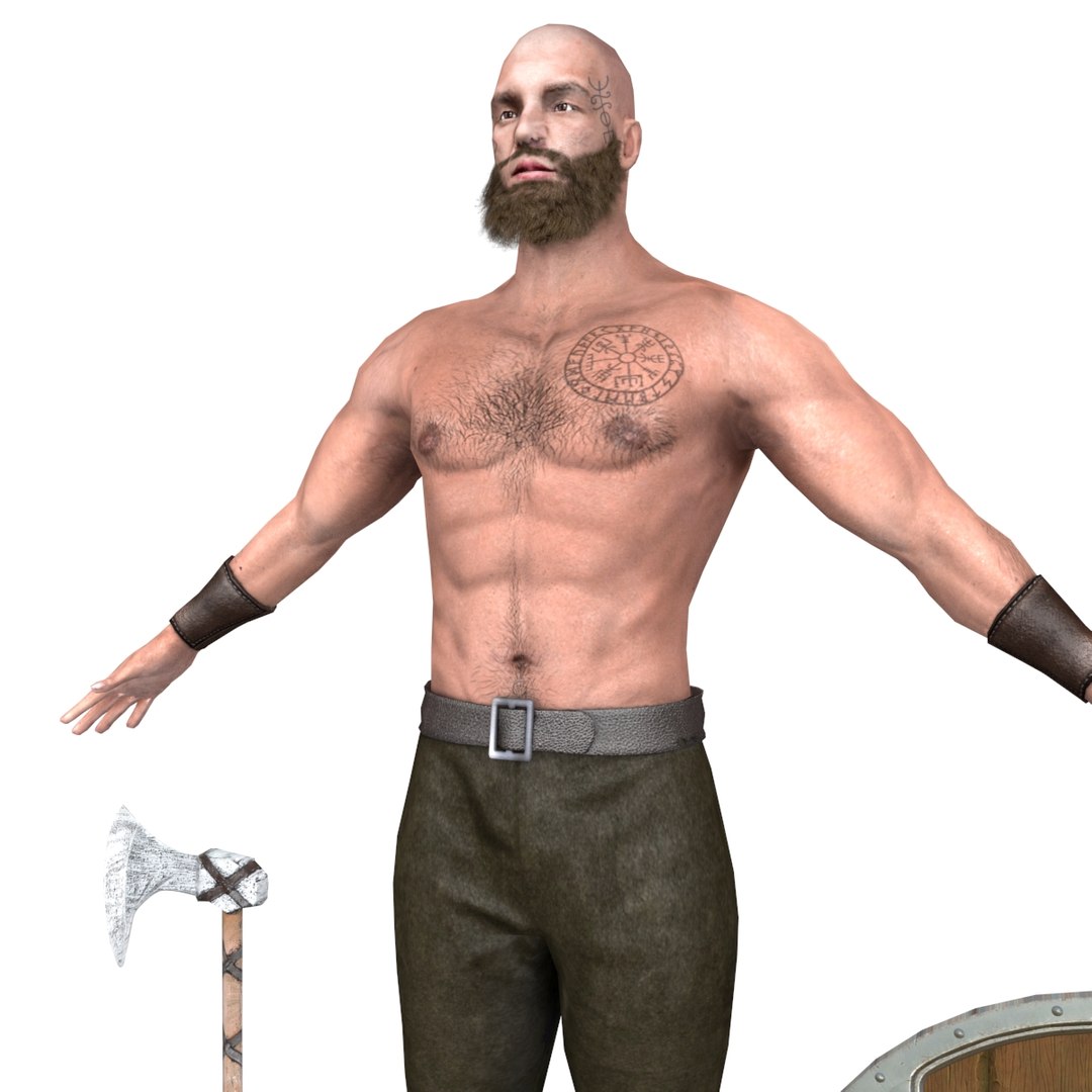 Viking Rigging Man Model - TurboSquid 1259812