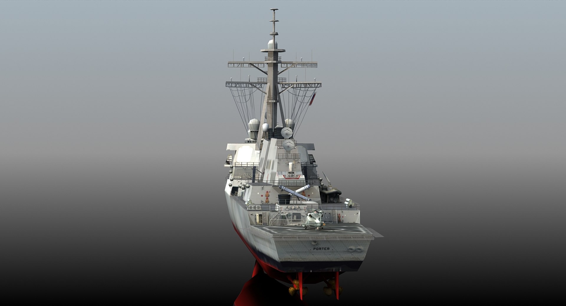 Uss Porter Ddg-78 Dd Model | 1146527 | TurboSquid