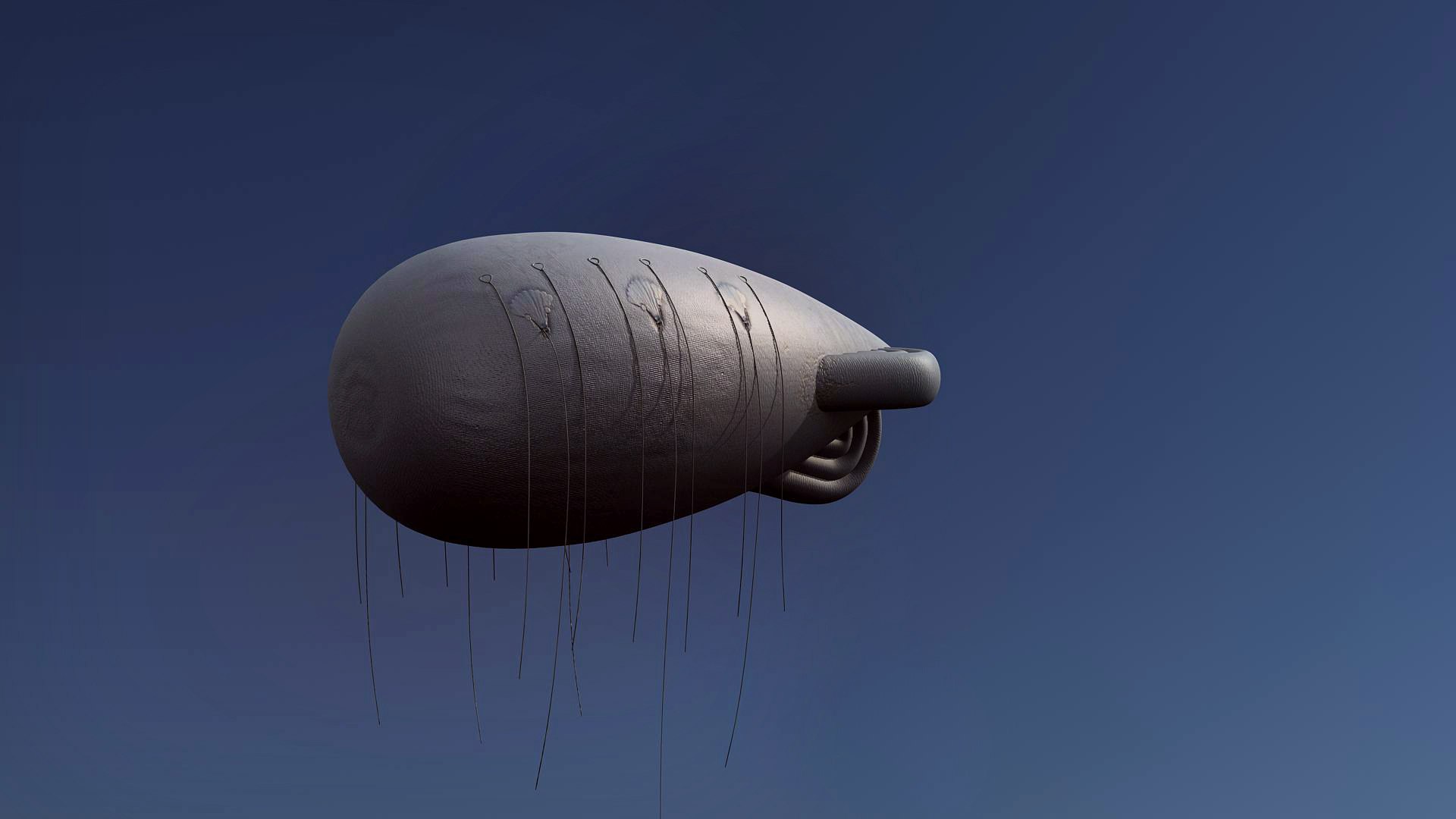 3D Barrage Balloon - TurboSquid 2350414
