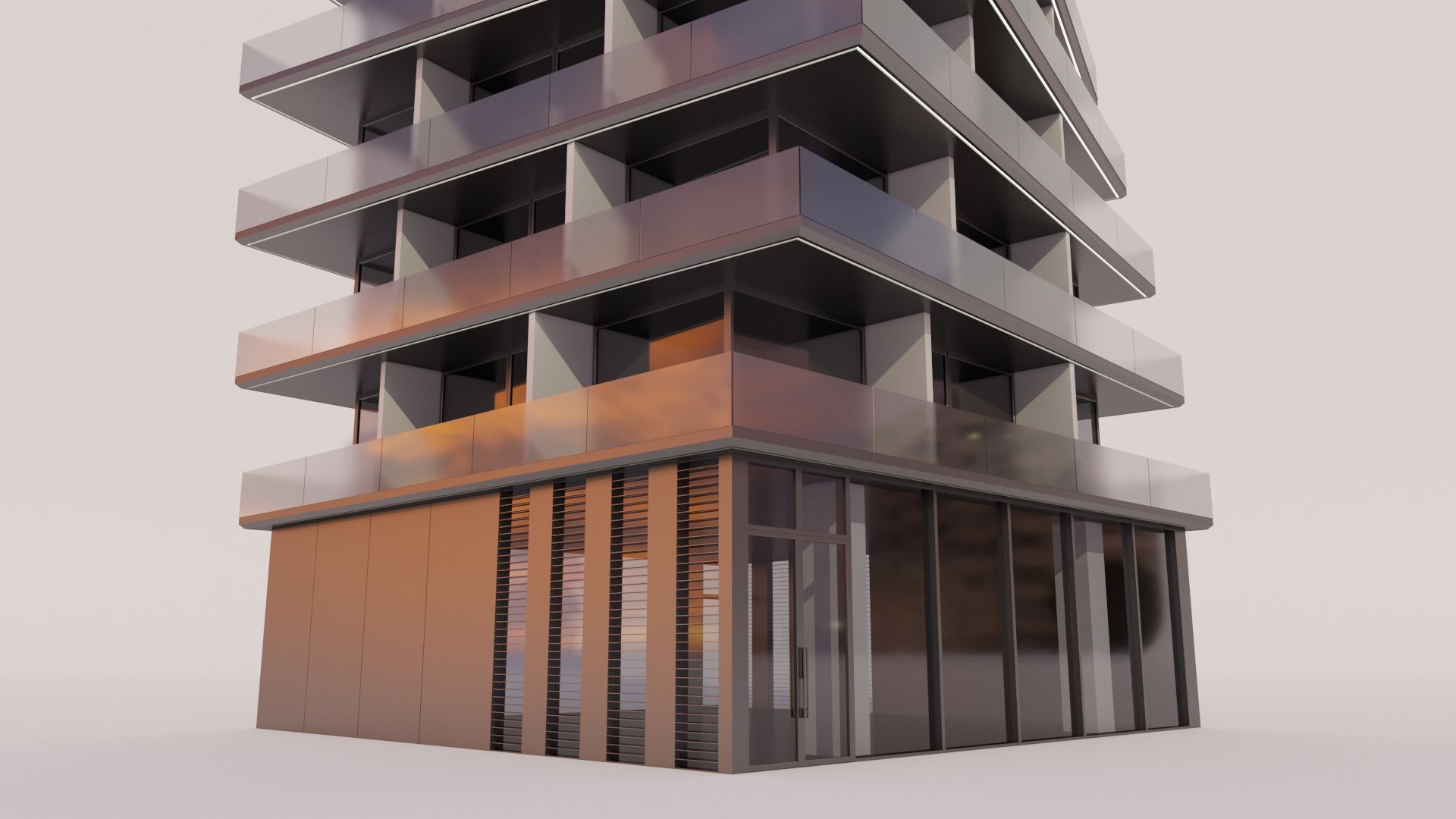 3D Twisted High-rise Building Model - TurboSquid 1719656