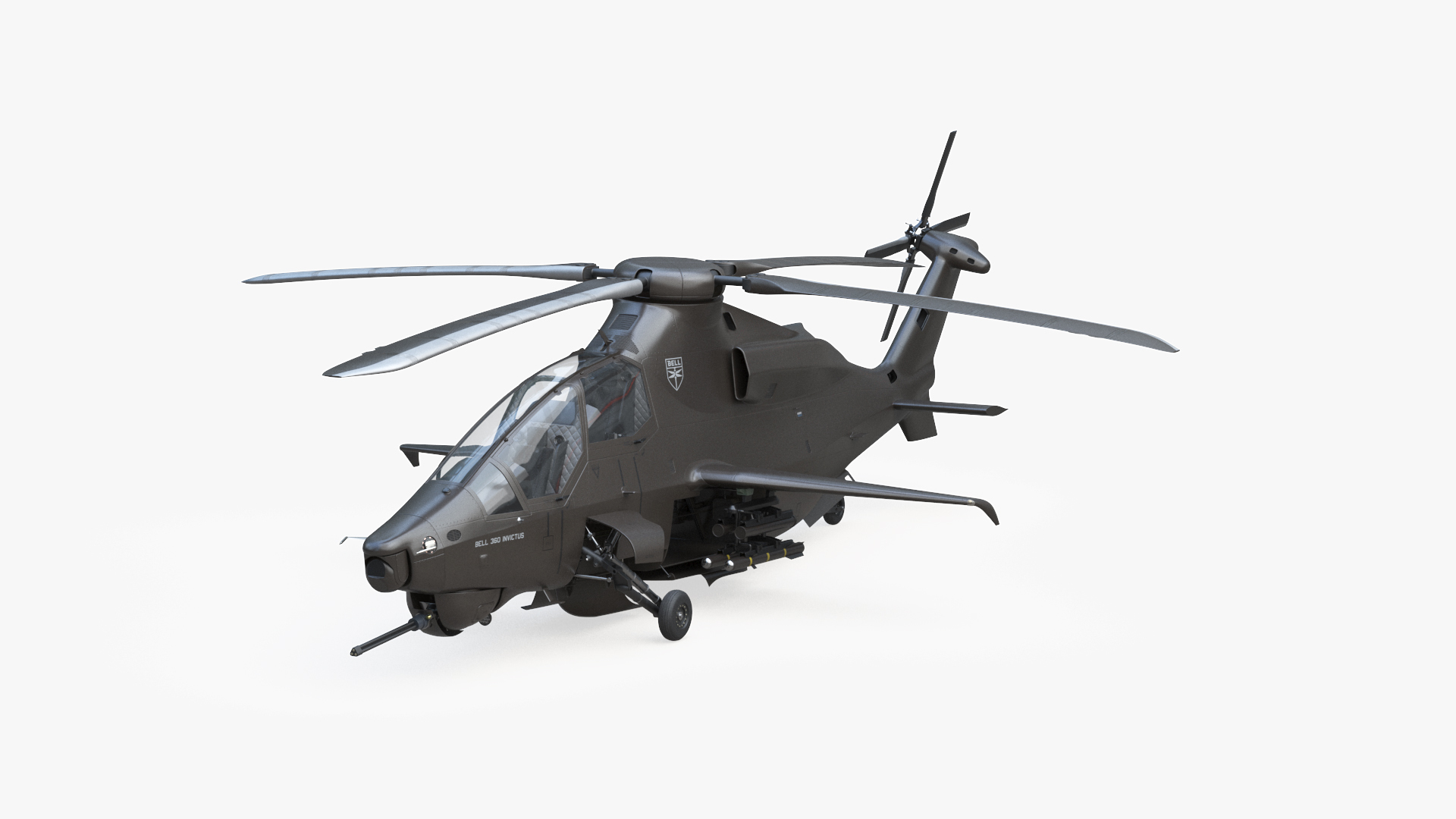 3D Bell 360 Invictus Helicopter Model - TurboSquid 2289949