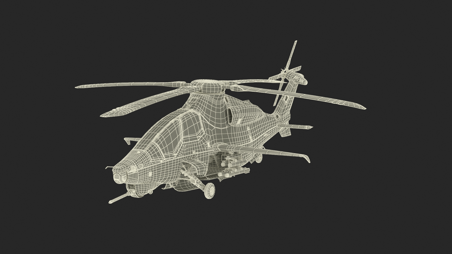 3D Bell 360 Invictus Helicopter Model - TurboSquid 2289949