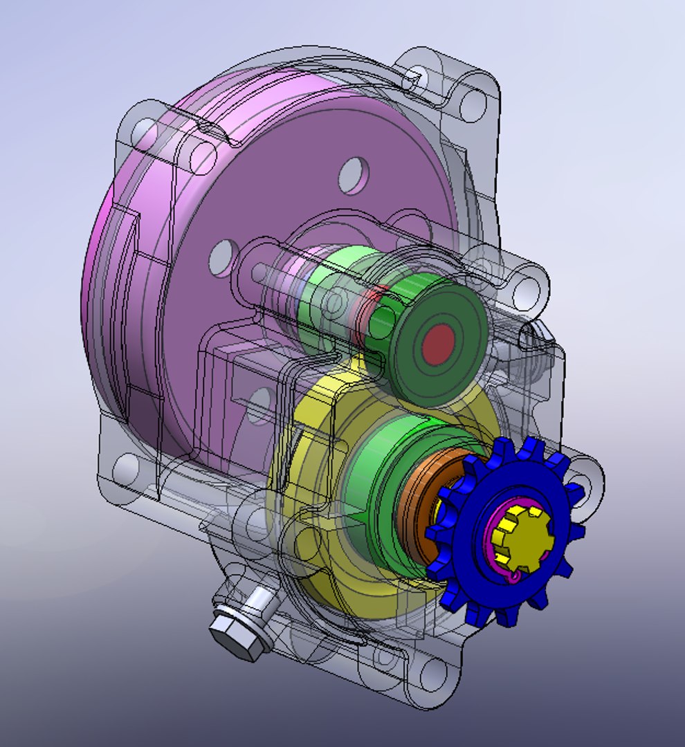 SMALL ENGINE TRANSMISSION SCOOTER GOKART 49cc 50cc Model - TurboSquid ...