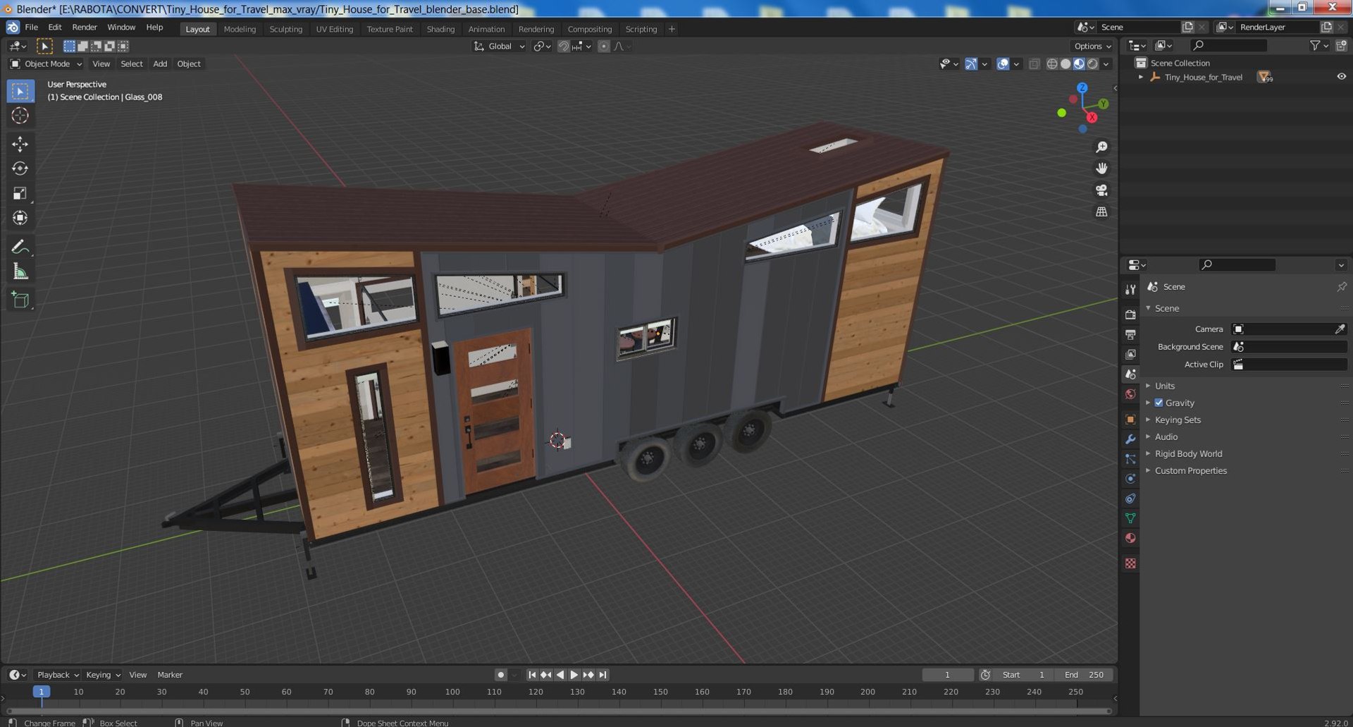 3D Tiny House For Travel - TurboSquid 2203989