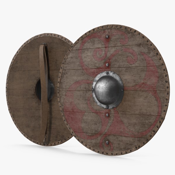 3d model viking shield 3