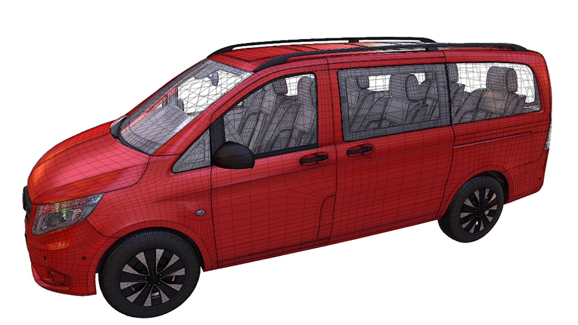 Mercedes Benz Vito Van 3D Model - TurboSquid 2167624