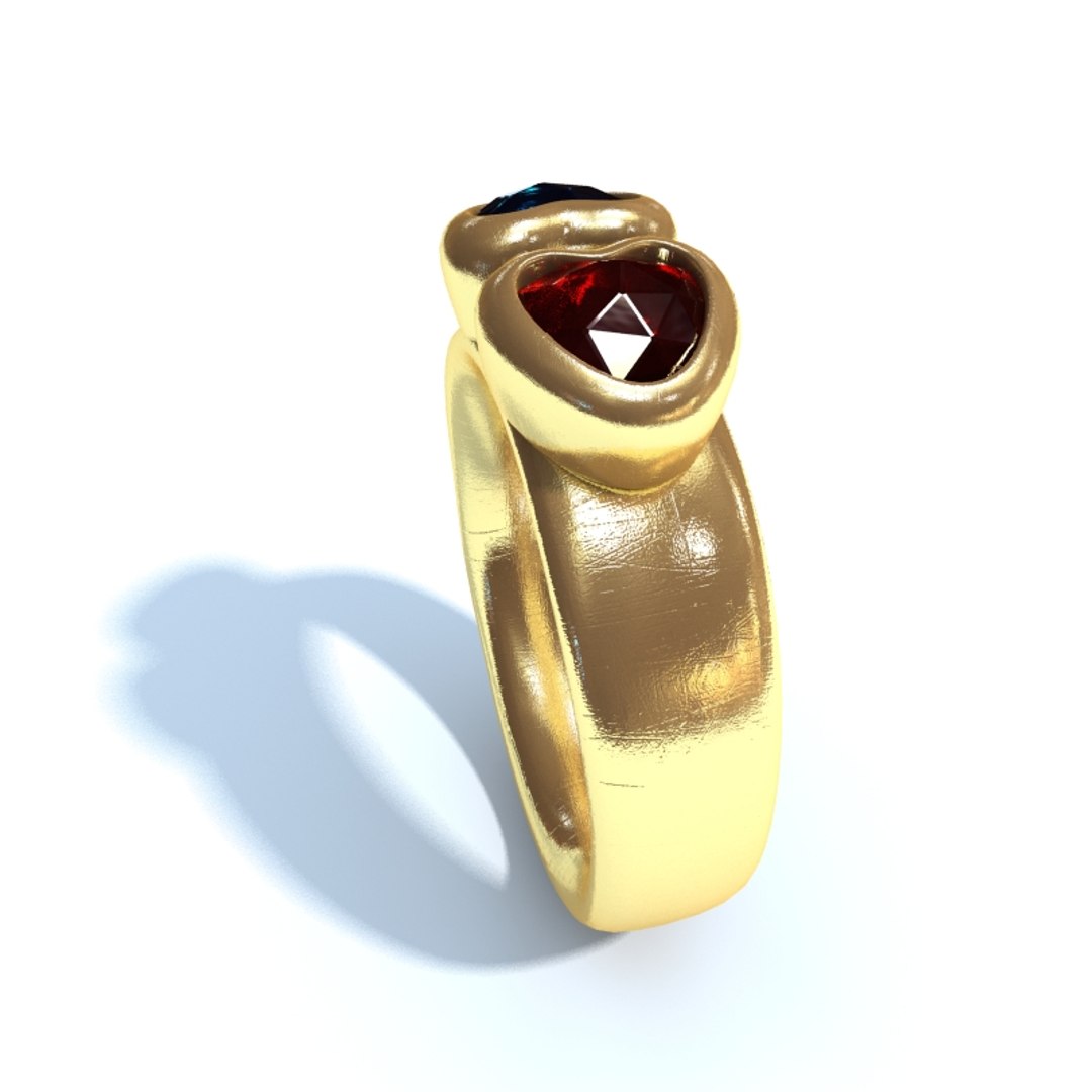 3d Ring Modelled Mesh
