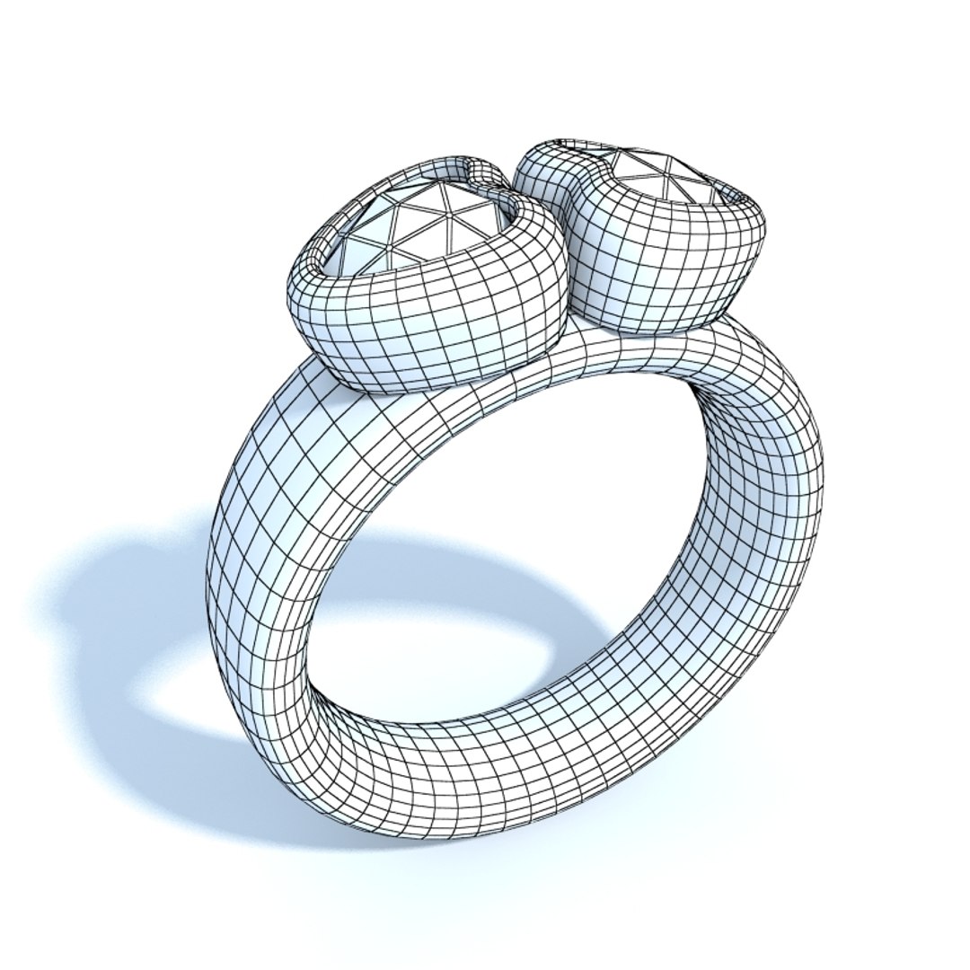 3d Ring Modelled Mesh