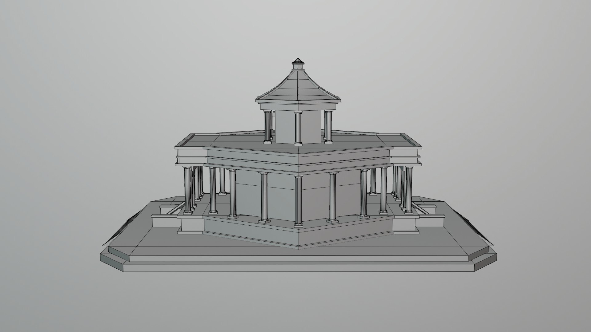 3D Model Libra Temple - Templo De Libra - TurboSquid 2028250