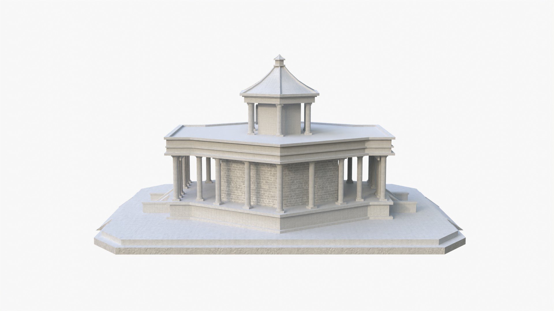 3D Model Libra Temple - Templo De Libra - TurboSquid 2028250