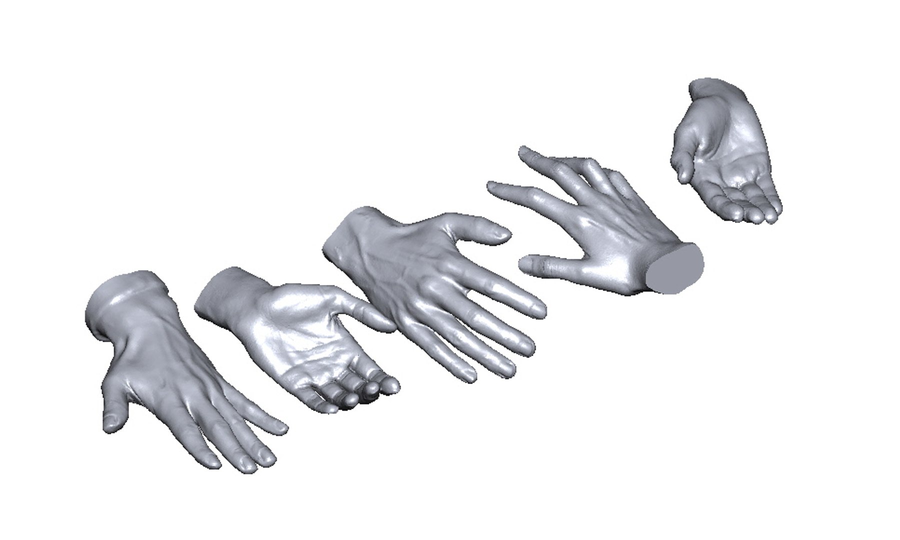 3D Scan Hands - TurboSquid 1349078
