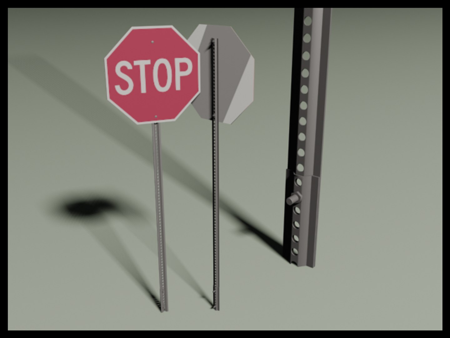 Free 3ds Mode Stopsign Sign