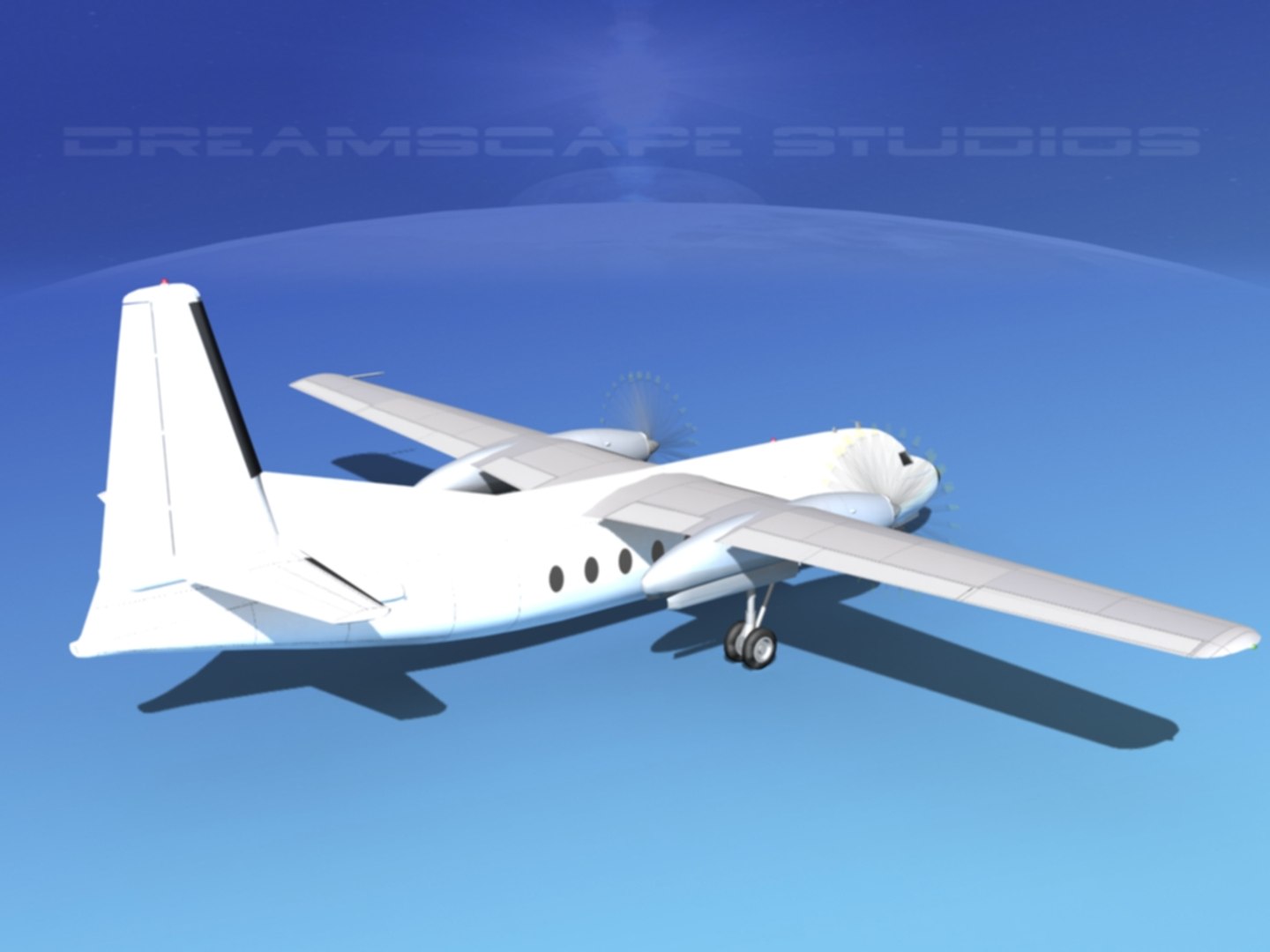 3d Fairchild 3 Model