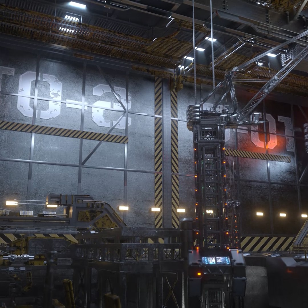 modelo 3d sci-fi factory - TurboSquid 1938260