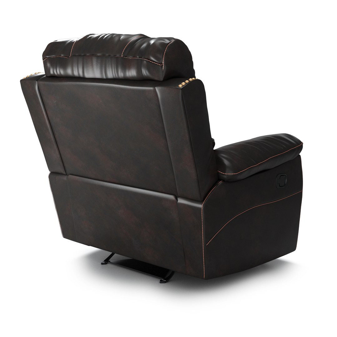 Recliner Chair LV3000 Commander Brown 3D Model - TurboSquid 1785812