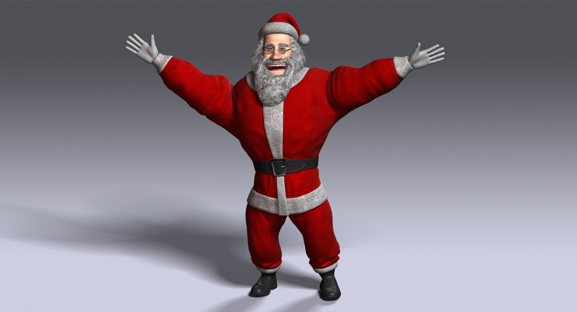 3D Model Cartoon Santa Claus 2 - TurboSquid 1345786