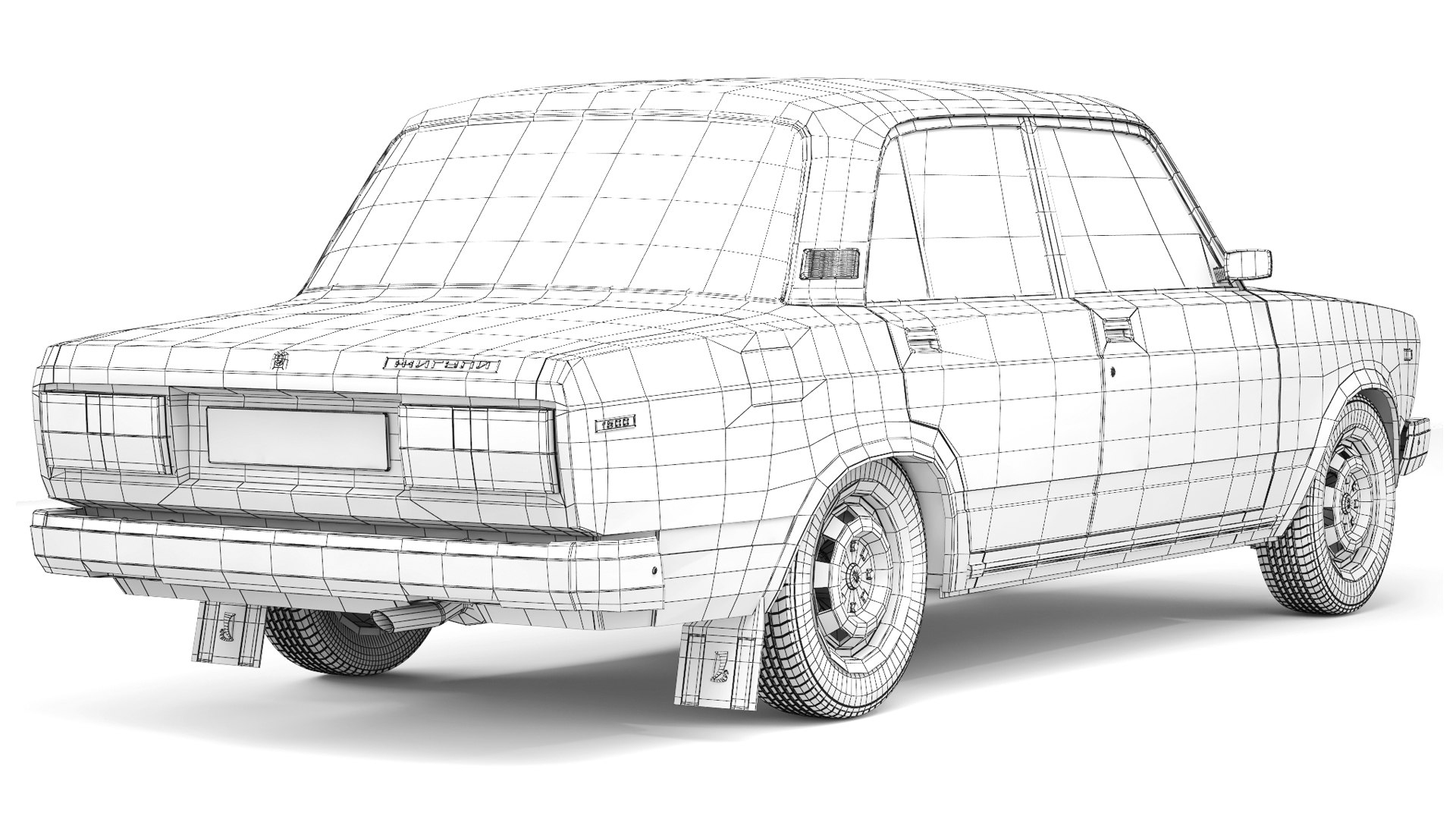 VAZ Lada 2107 1982 3D - TurboSquid 2159679