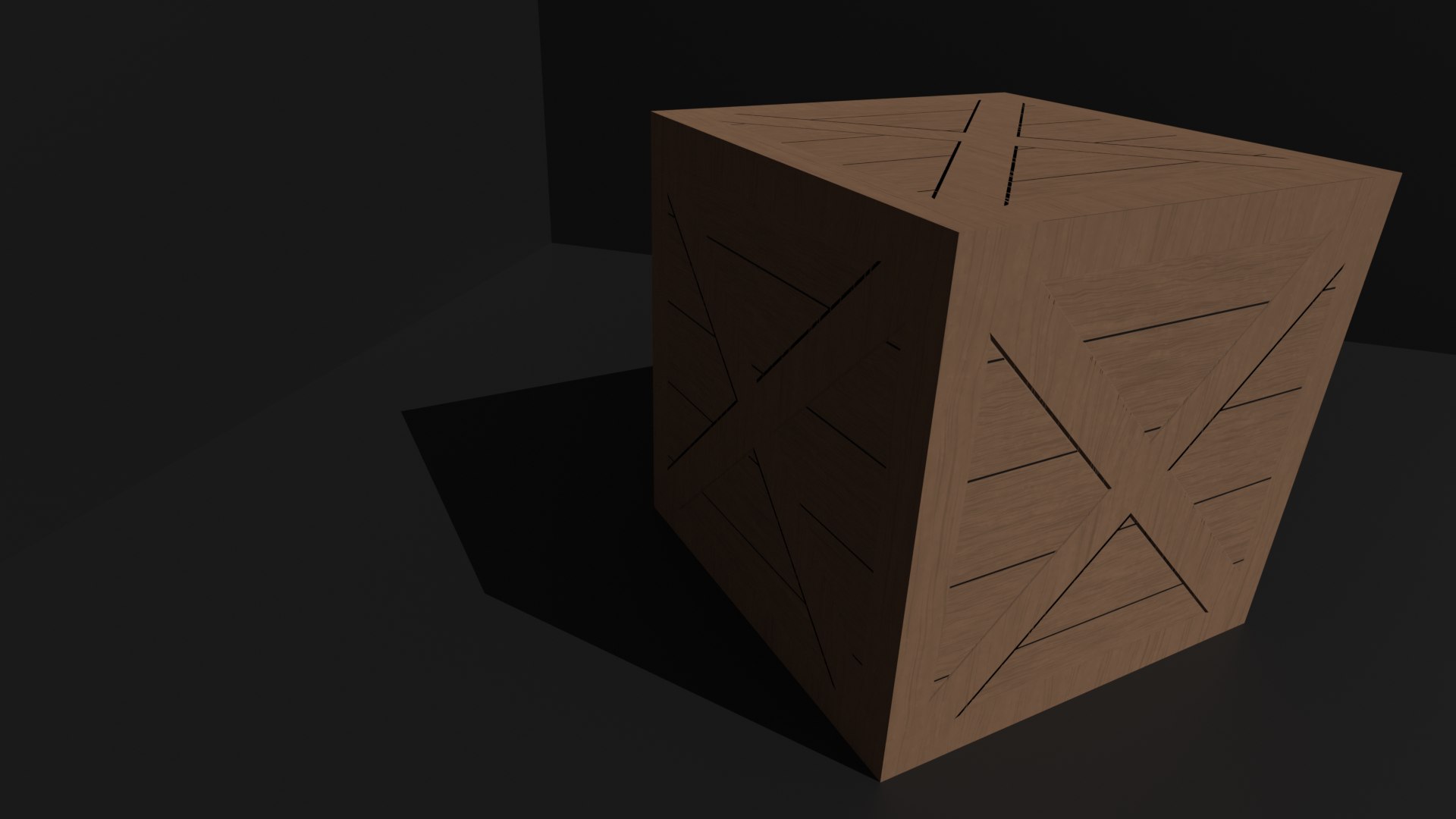 3D Crate Low Poly Baked Game Ready - TurboSquid 1936371