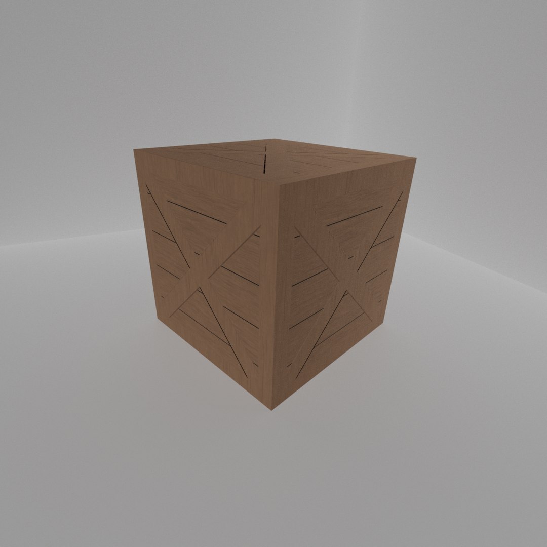 3D Crate Low Poly Baked Game Ready - TurboSquid 1936371