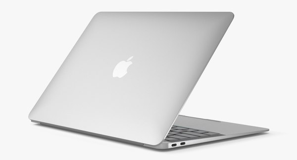 Apple macbook air silver 3D model - TurboSquid 1379902