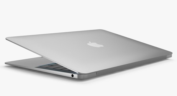 Apple macbook air silver 3D model - TurboSquid 1379902