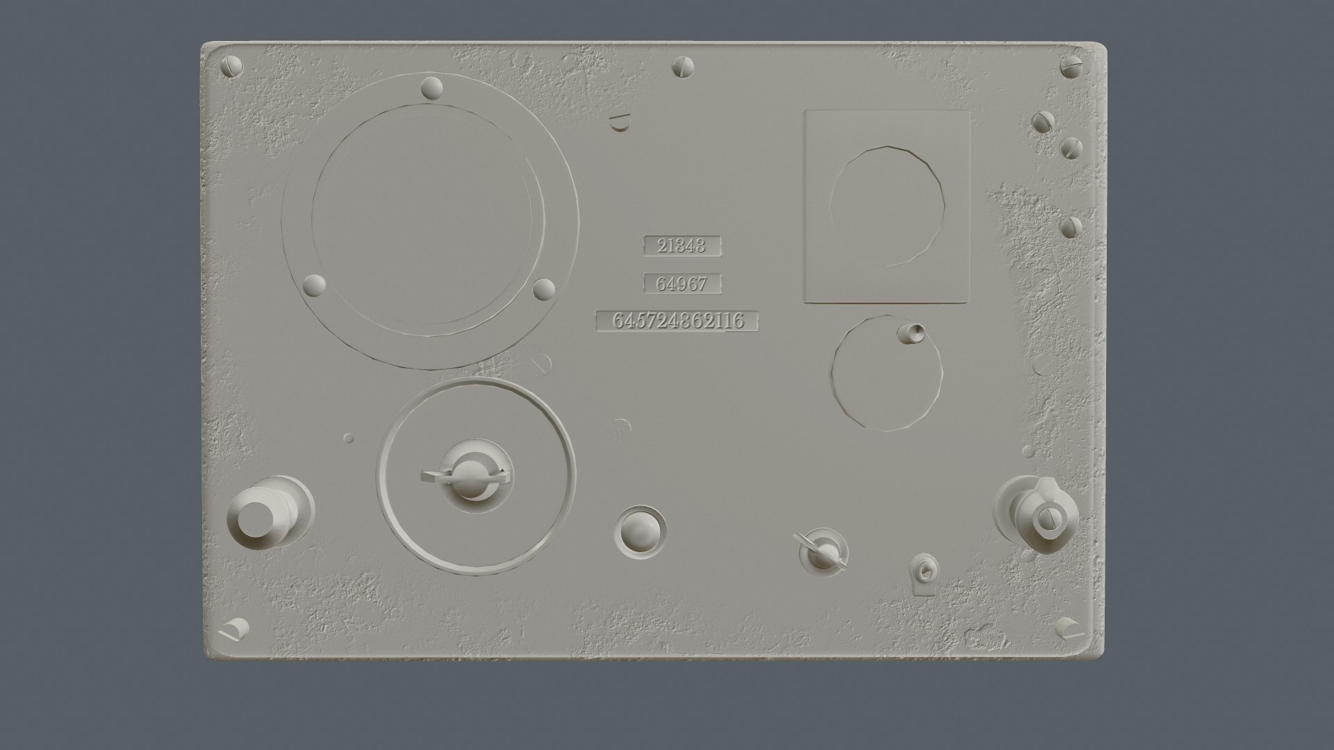 3D metallic radio - TurboSquid 1421654