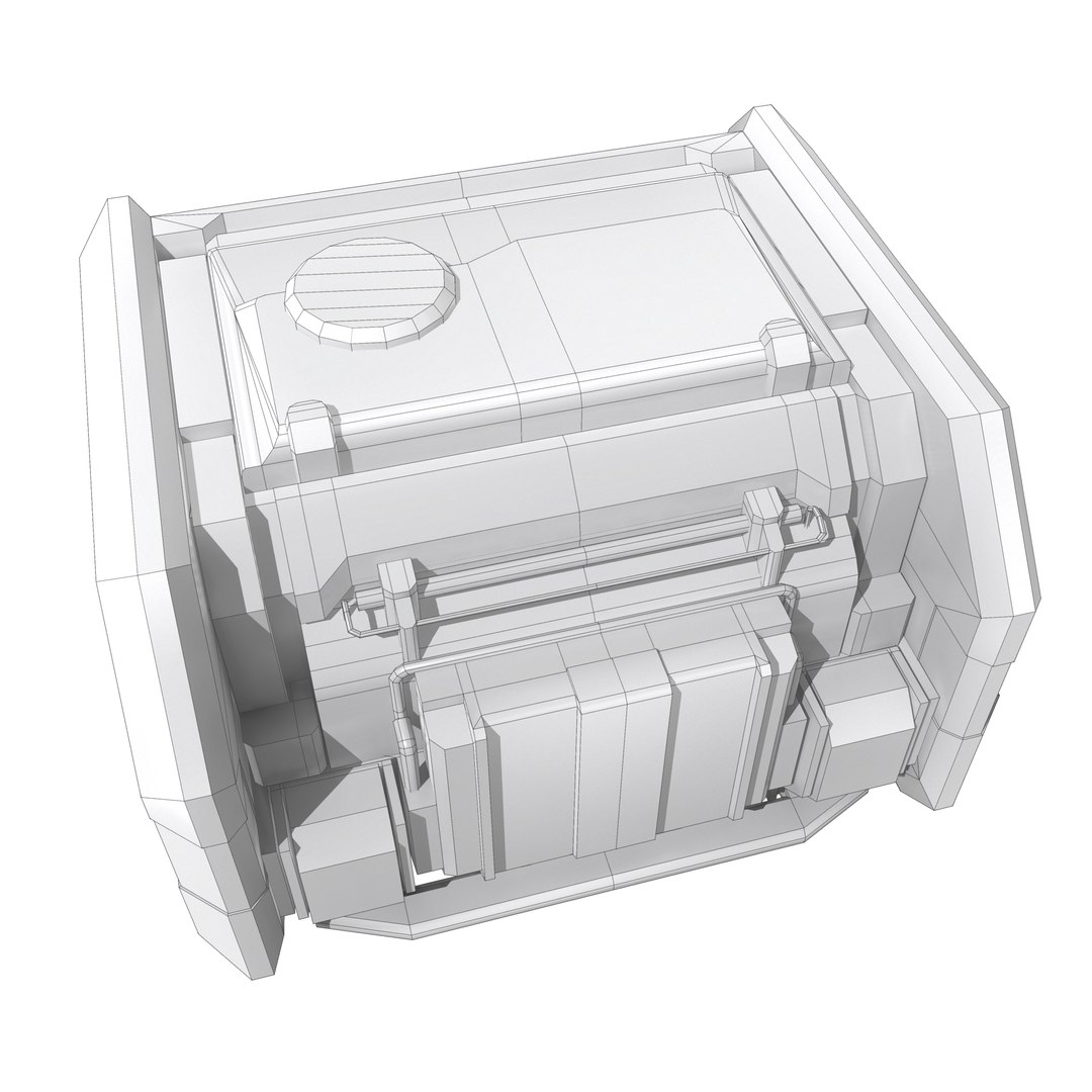 3D Space Briefcase - TurboSquid 1700064