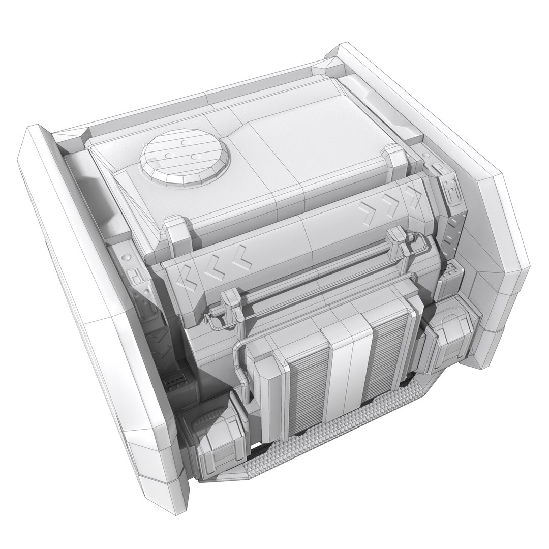 3D Space Briefcase - TurboSquid 1700064