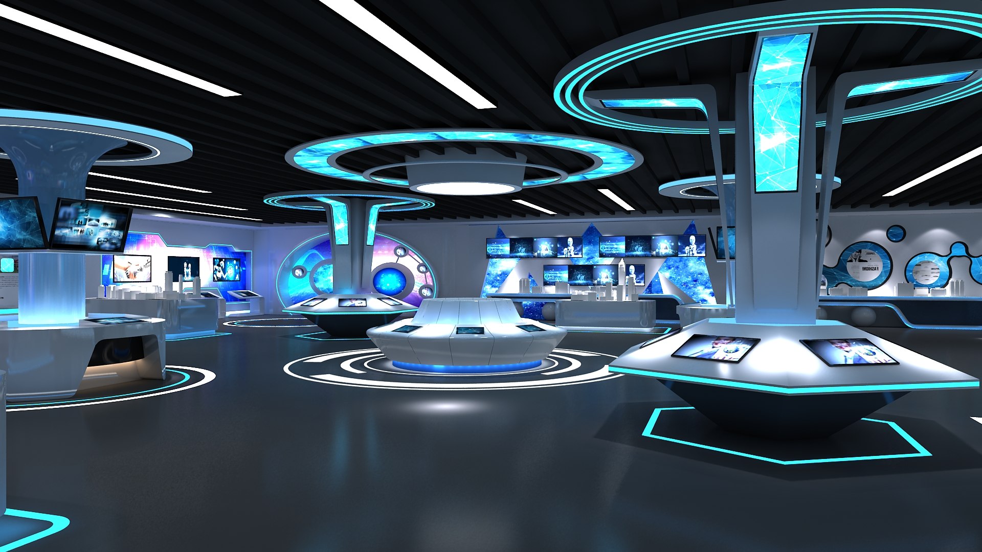 3D Exhibition Hall 01 - TurboSquid 2085114