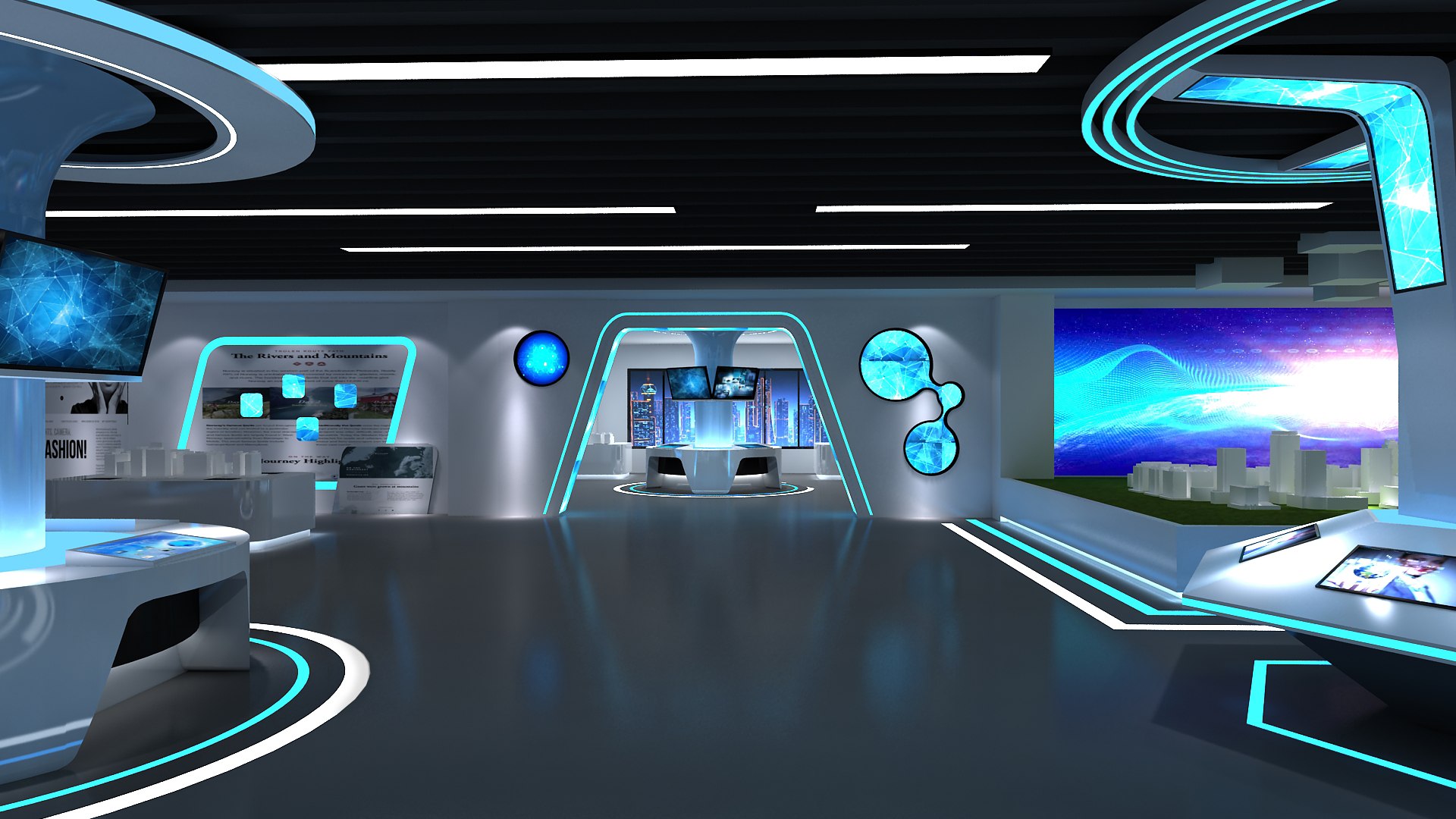 3D Exhibition Hall 01 - TurboSquid 2085114