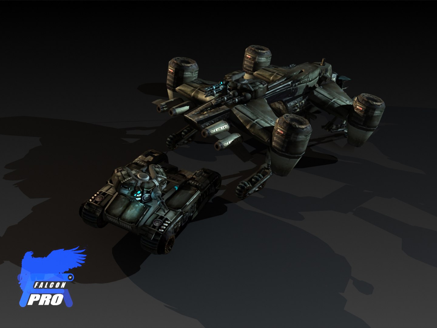 Gyro Assault Transport 2020 3d Model
