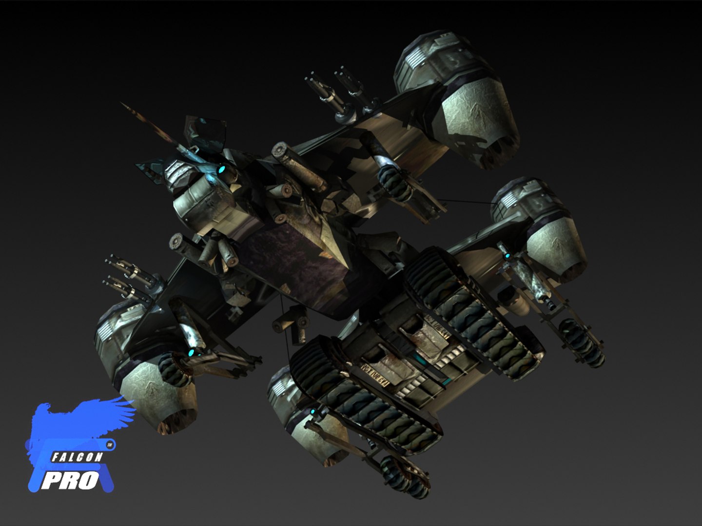 Gyro Assault Transport 2020 3d Model