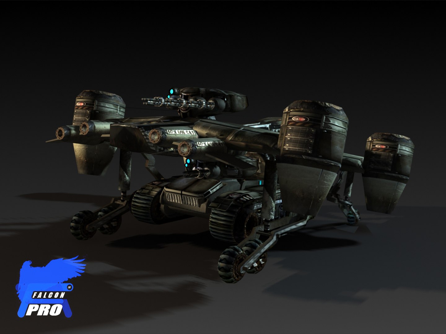 Gyro Assault Transport 2020 3d Model