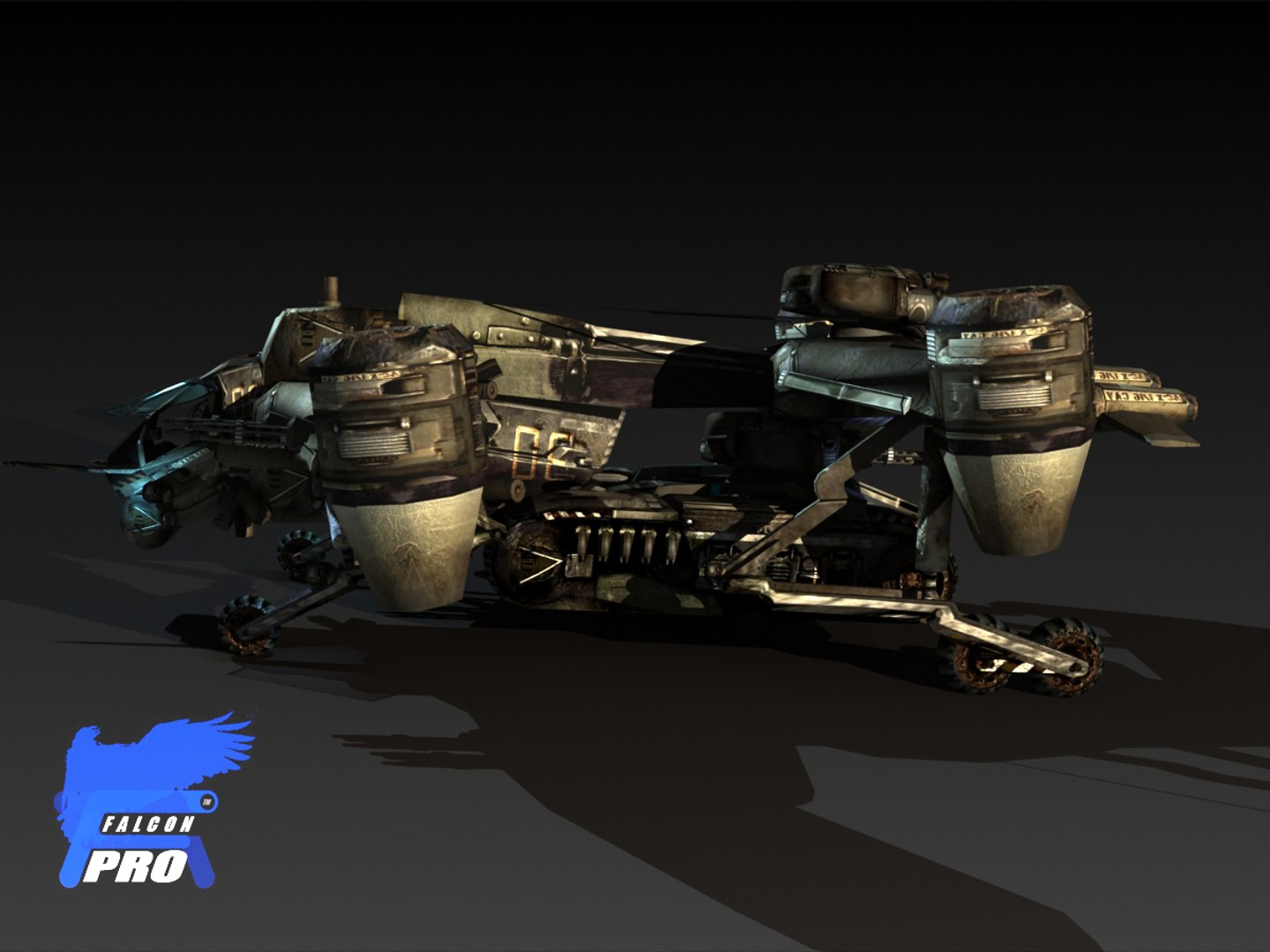 Gyro Assault Transport 2020 3d Model