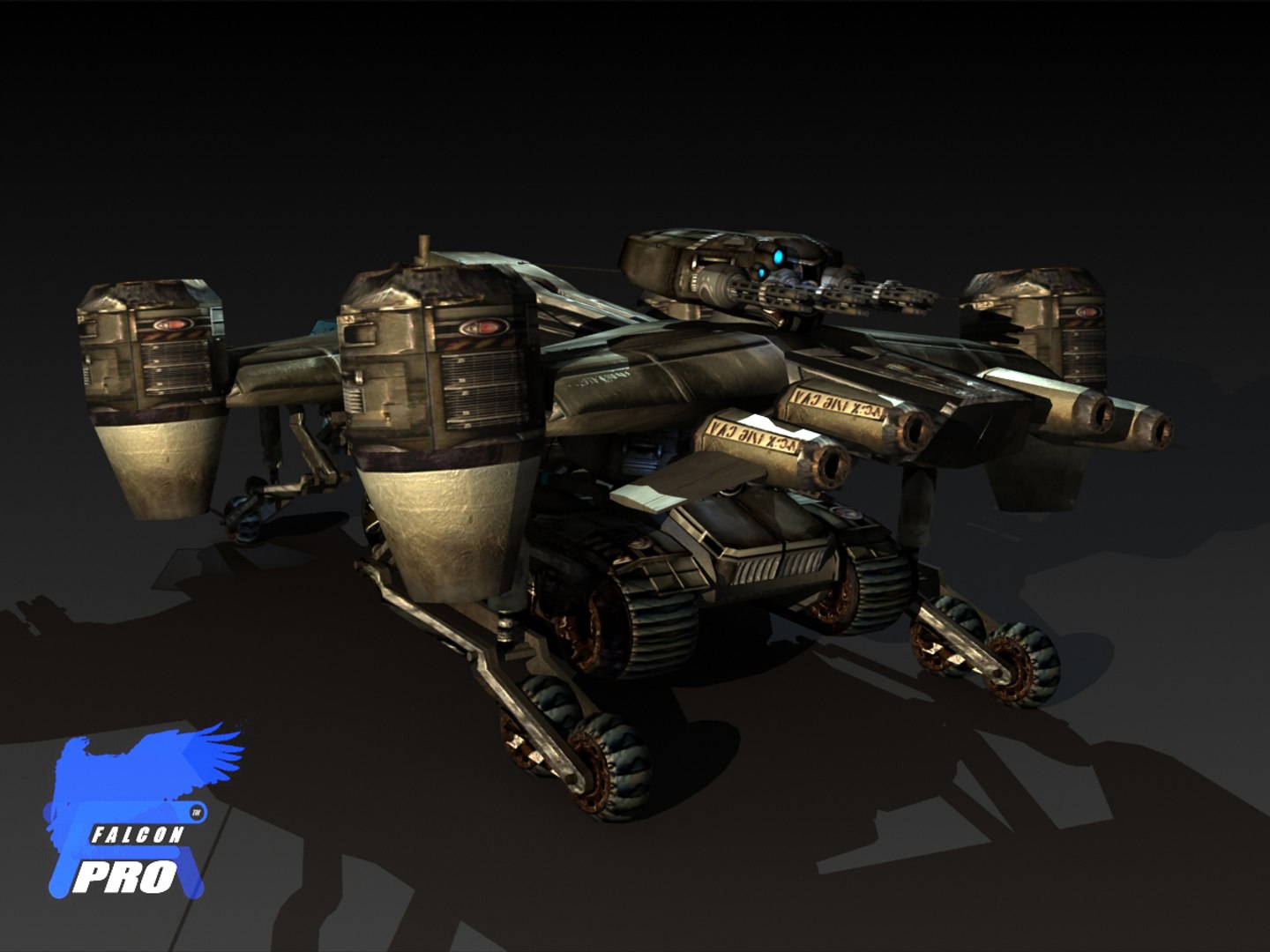 Gyro Assault Transport 2020 3d Model